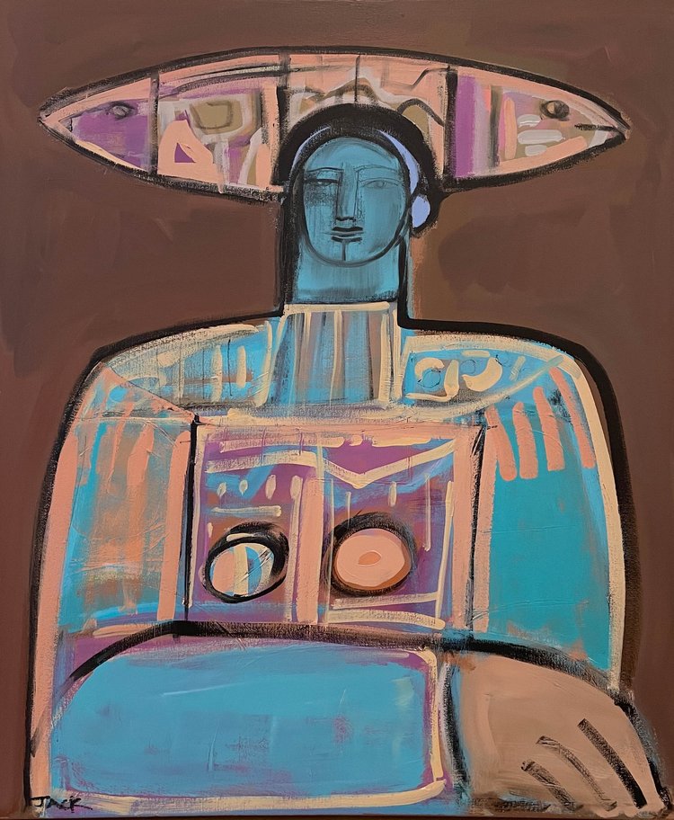 "Hatmehit, Egyptian fish goddess" – Rebecca Jack